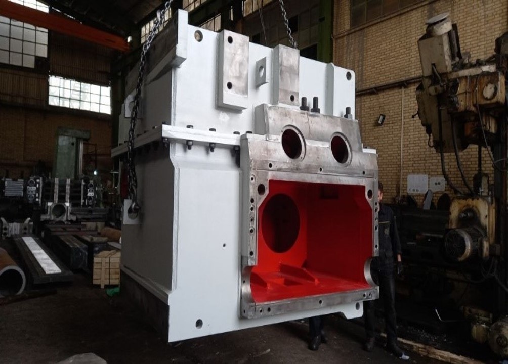 Construction of mill stand Gearbox casing for Esfahan Steel Company ...